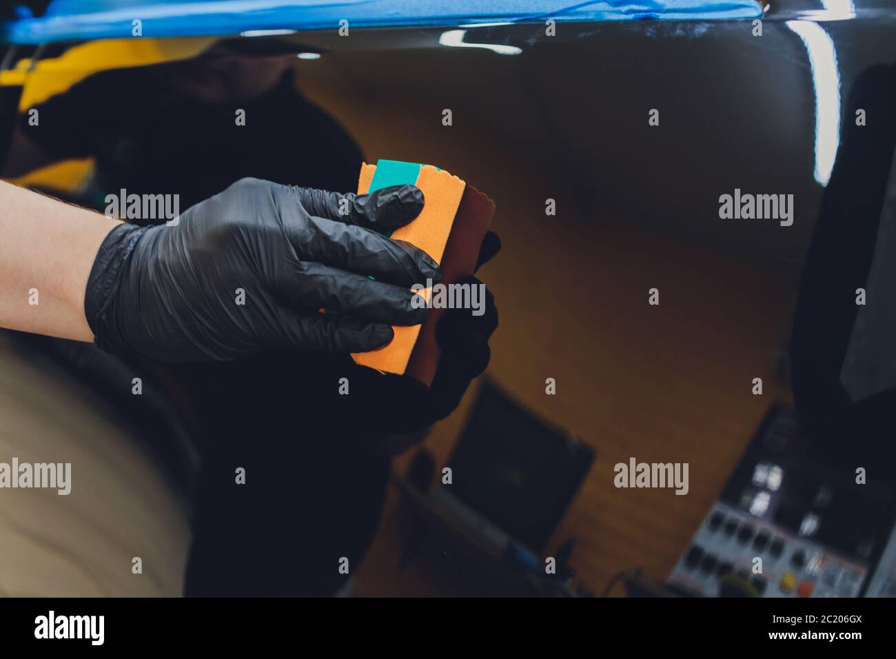 Applying nano ceramic coating hi-res stock photography and images - Alamy