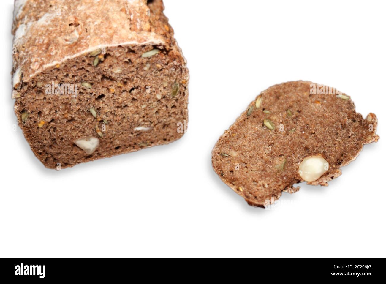 Spiced bread sliced open Stock Photo - Alamy