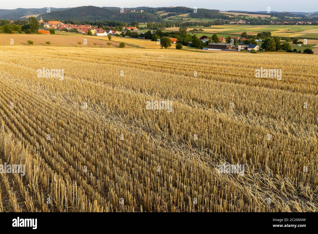 Grain field after harvest hi-res stock photography and images - Alamy