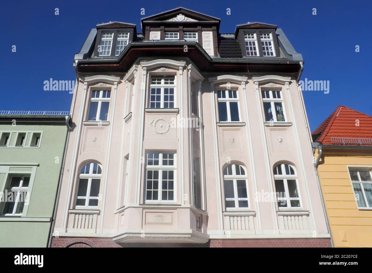 old building facades Stock Photo - Alamy