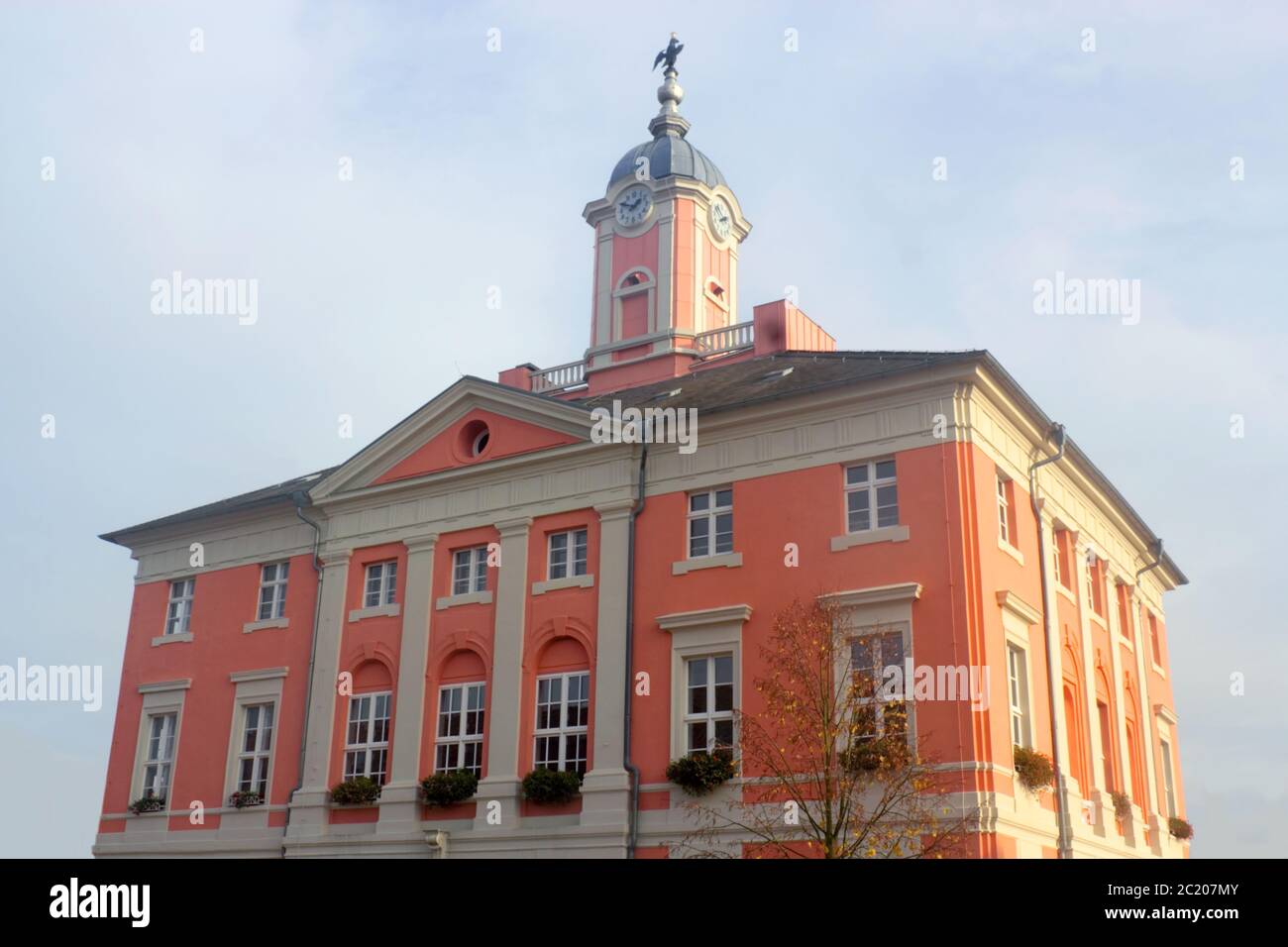 Templin City Hall Stock Photo - Alamy