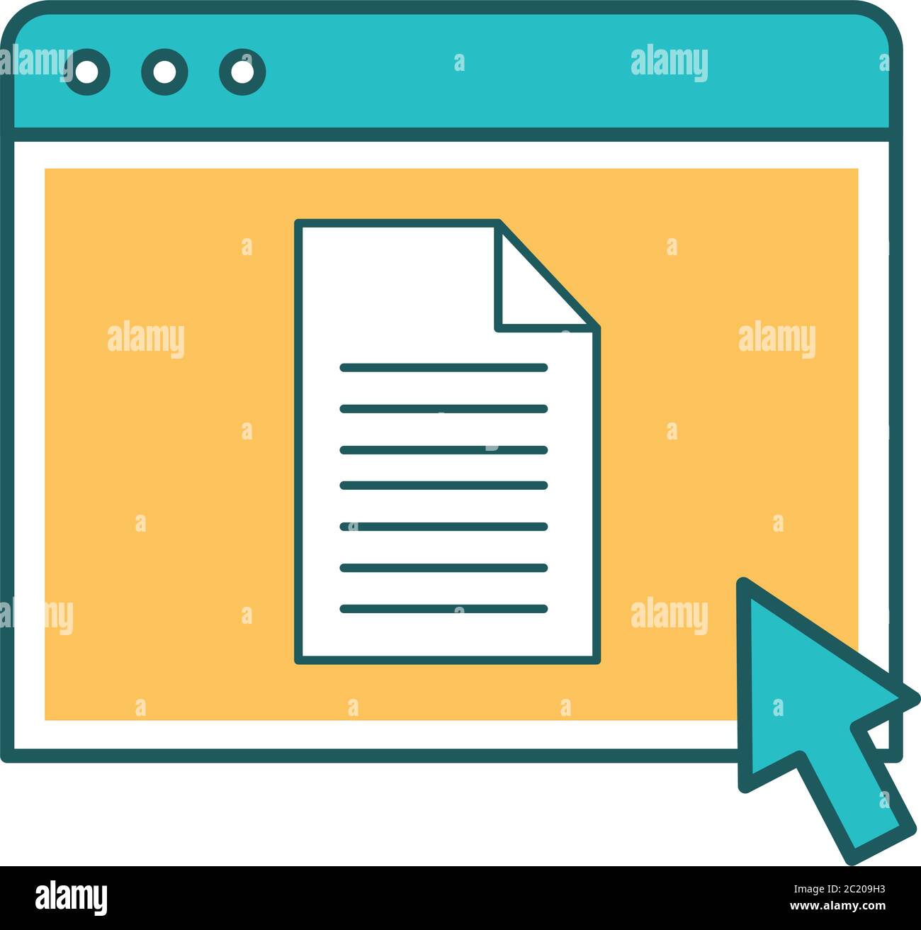 Website page line and fill style icon design, Technology internet media ...