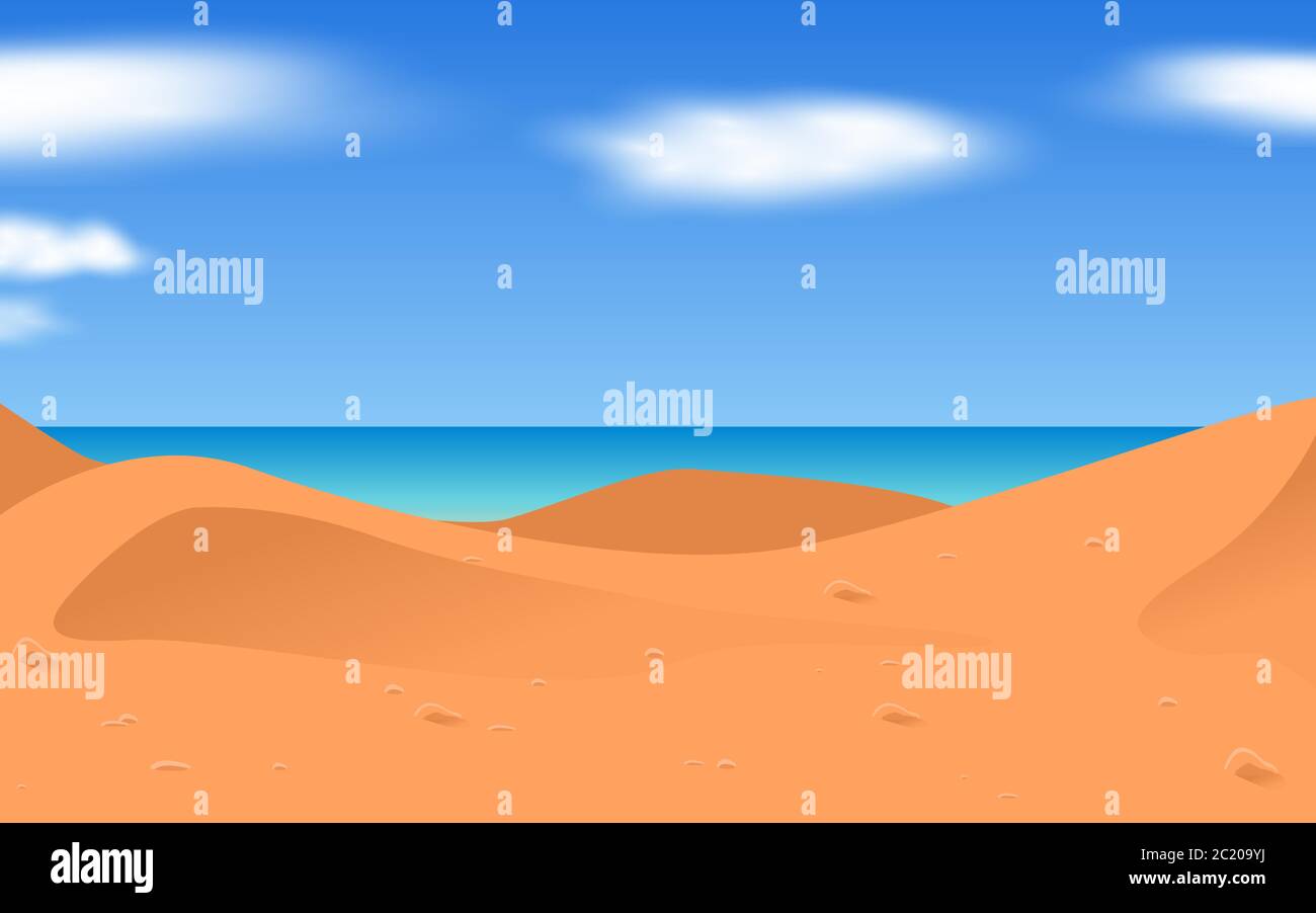 Green horizon sea Stock Vector Images - Alamy