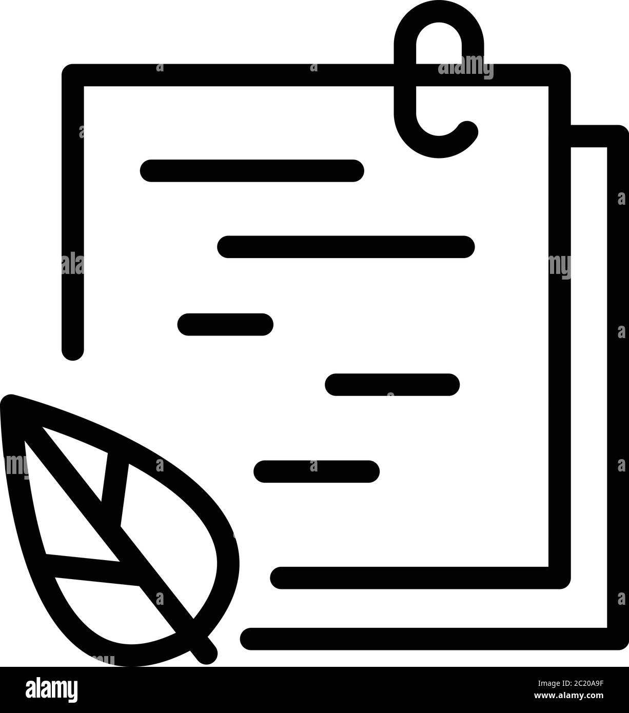 Science files icon, outline style Stock Vector Image & Art - Alamy