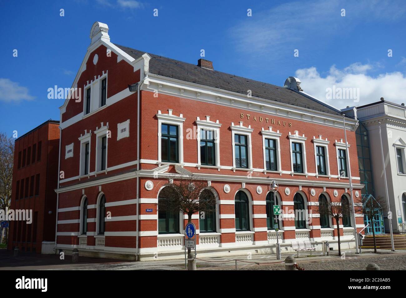 Town Hall of Bad Oldesloe Stock Photo - Alamy