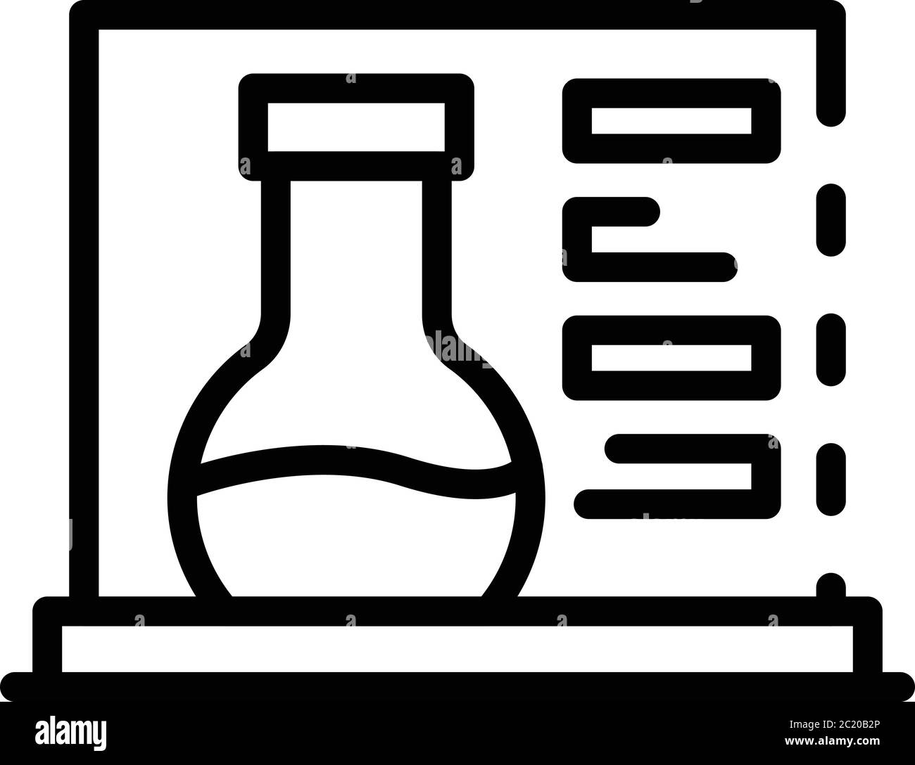 Nano laboratory icon, outline style Stock Vector Image & Art - Alamy