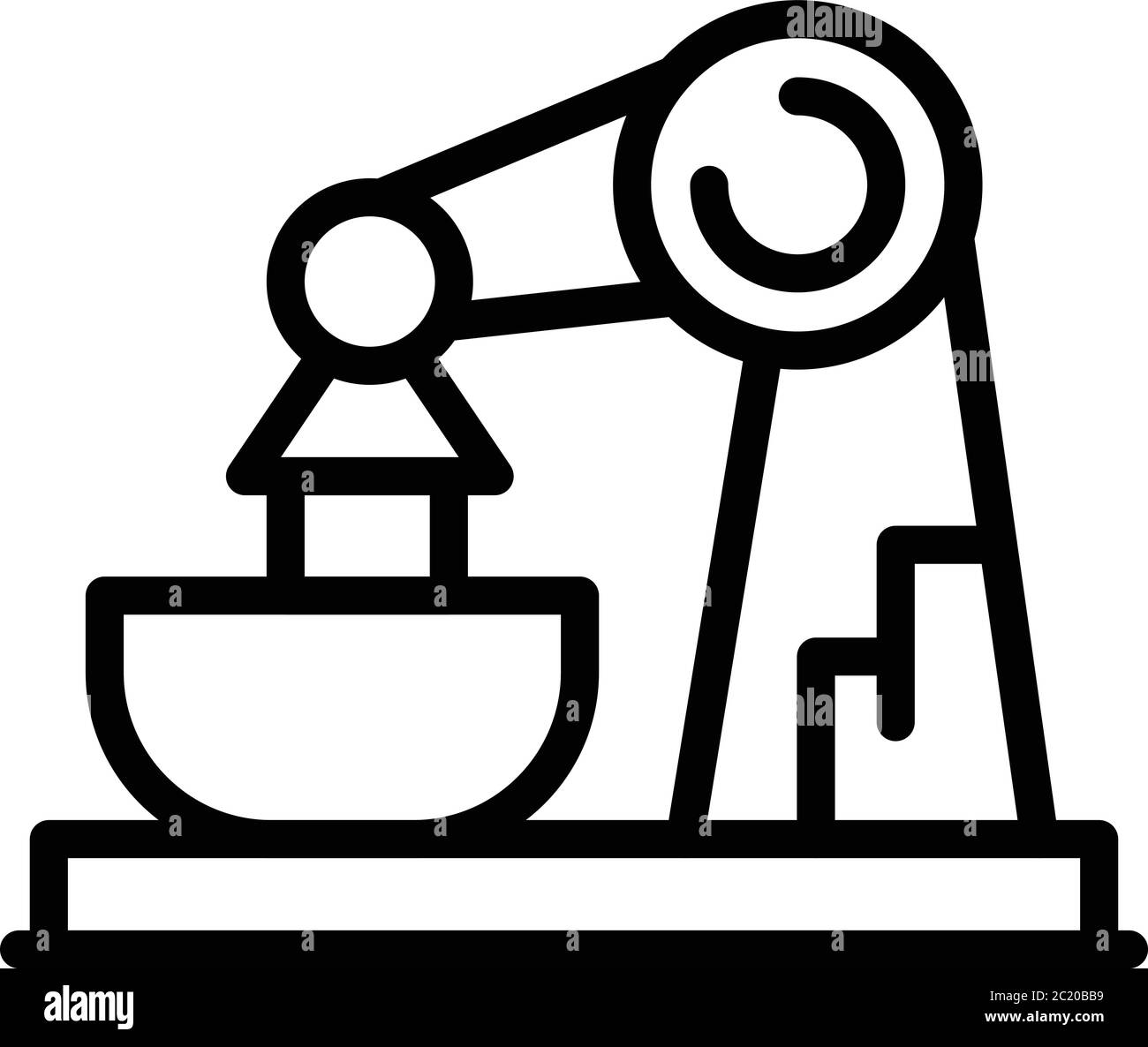 Robot brain heart Stock Vector Images - Alamy