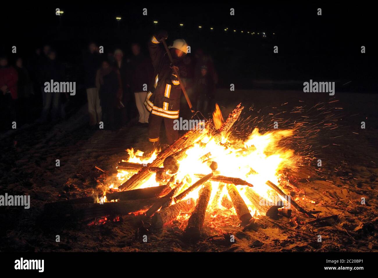 New Year's fire Stock Photo - Alamy
