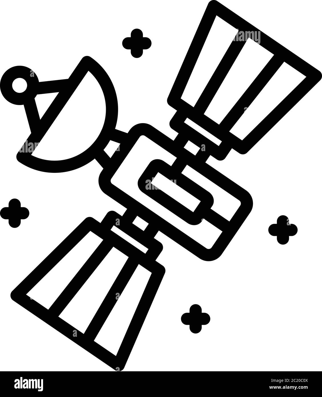 Earth satelite image Cut Out Stock Images & Pictures - Alamy