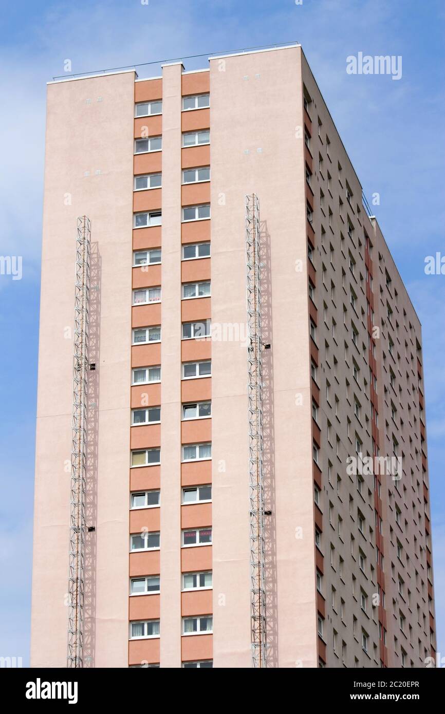 prefab high-rise building Stock Photo - Alamy