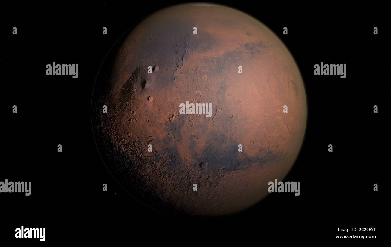 Spining Planet Mars