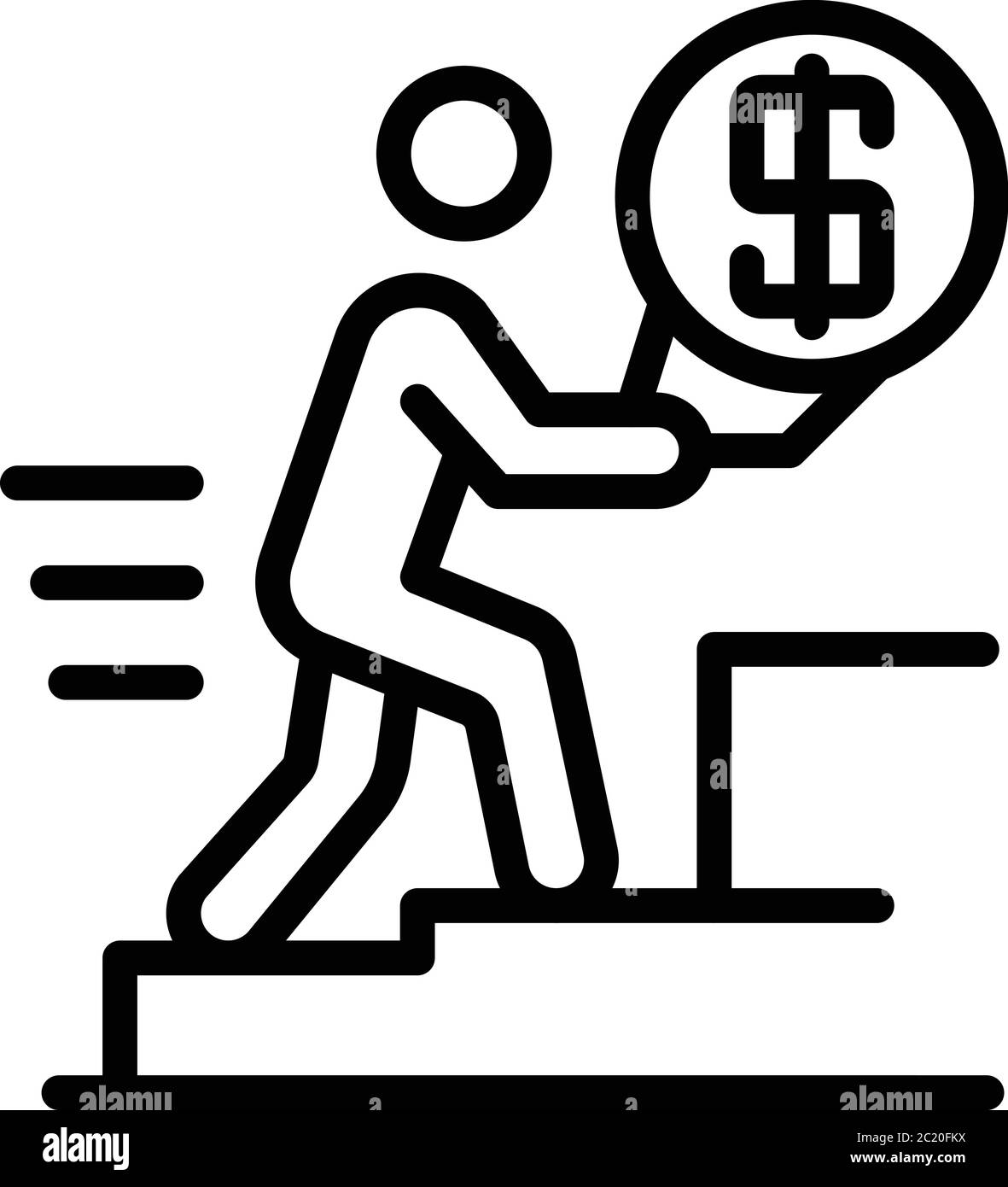 Raise money icon, outline style Stock Vector Image & Art - Alamy
