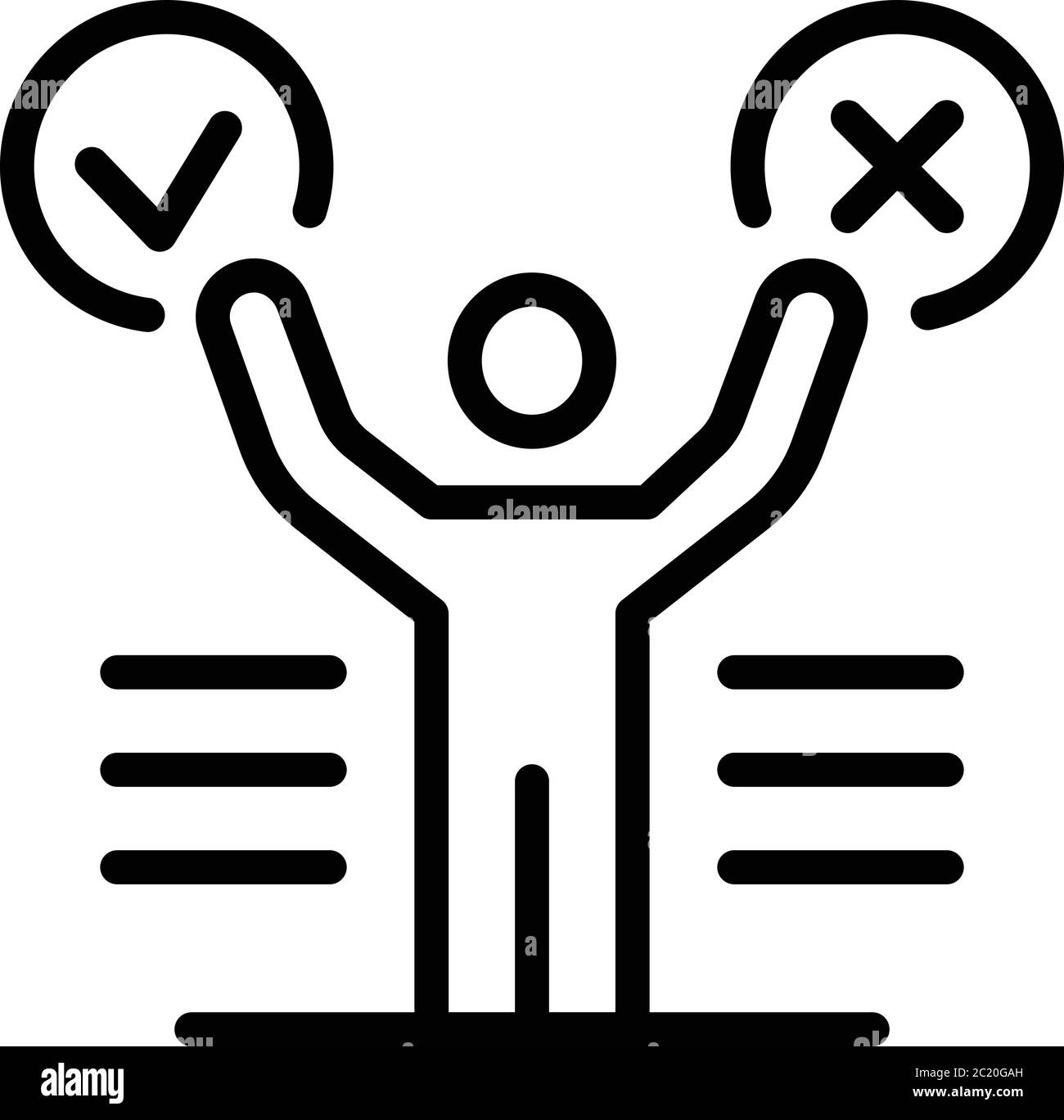 Manager supply icon outline hi-res stock photography and images - Alamy