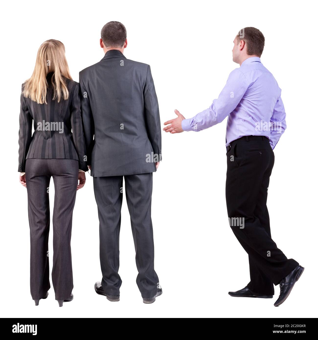 Back view group business people in suit. Business team. Rear view ... Back view group business people in suit. Business team. Rear view ...