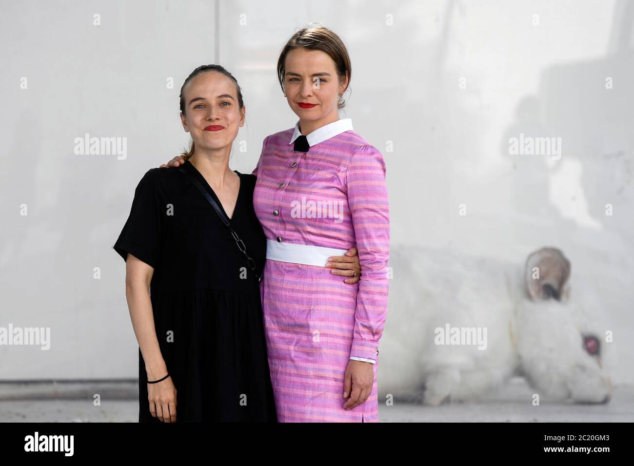 Prague, Czech Republic. 15th June, 2020. Actresses (L-R) Daniel Tereza ...