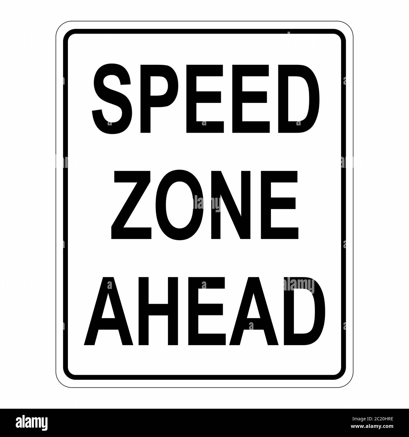School zone ahead Black and White Stock Photos & Images - Alamy