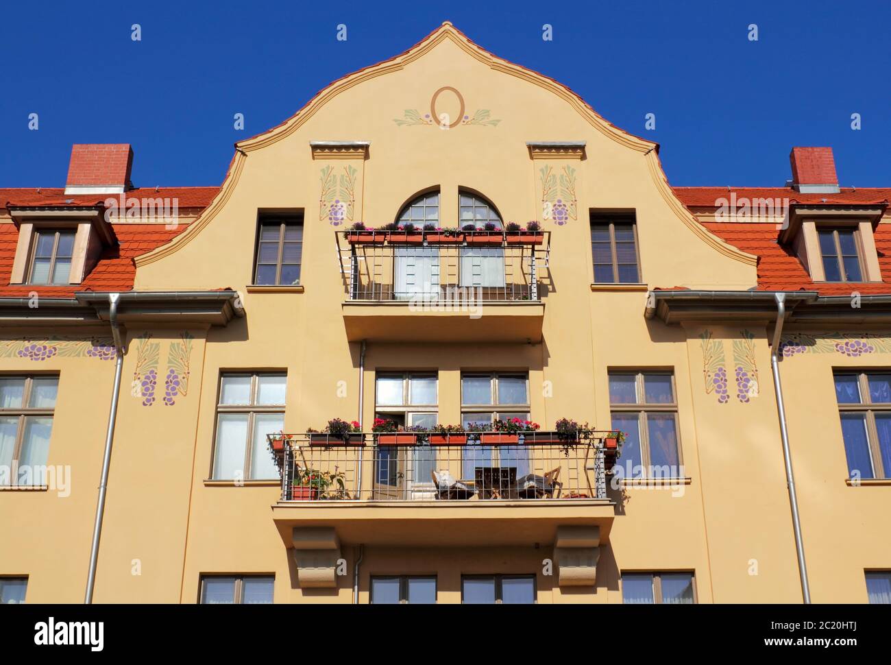 House in art nouveau style Stock Photo - Alamy