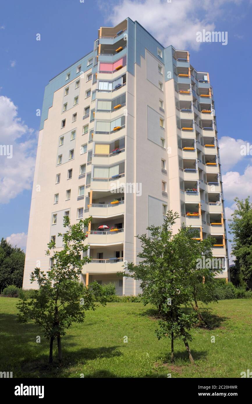 prefab high-rise building Stock Photo - Alamy