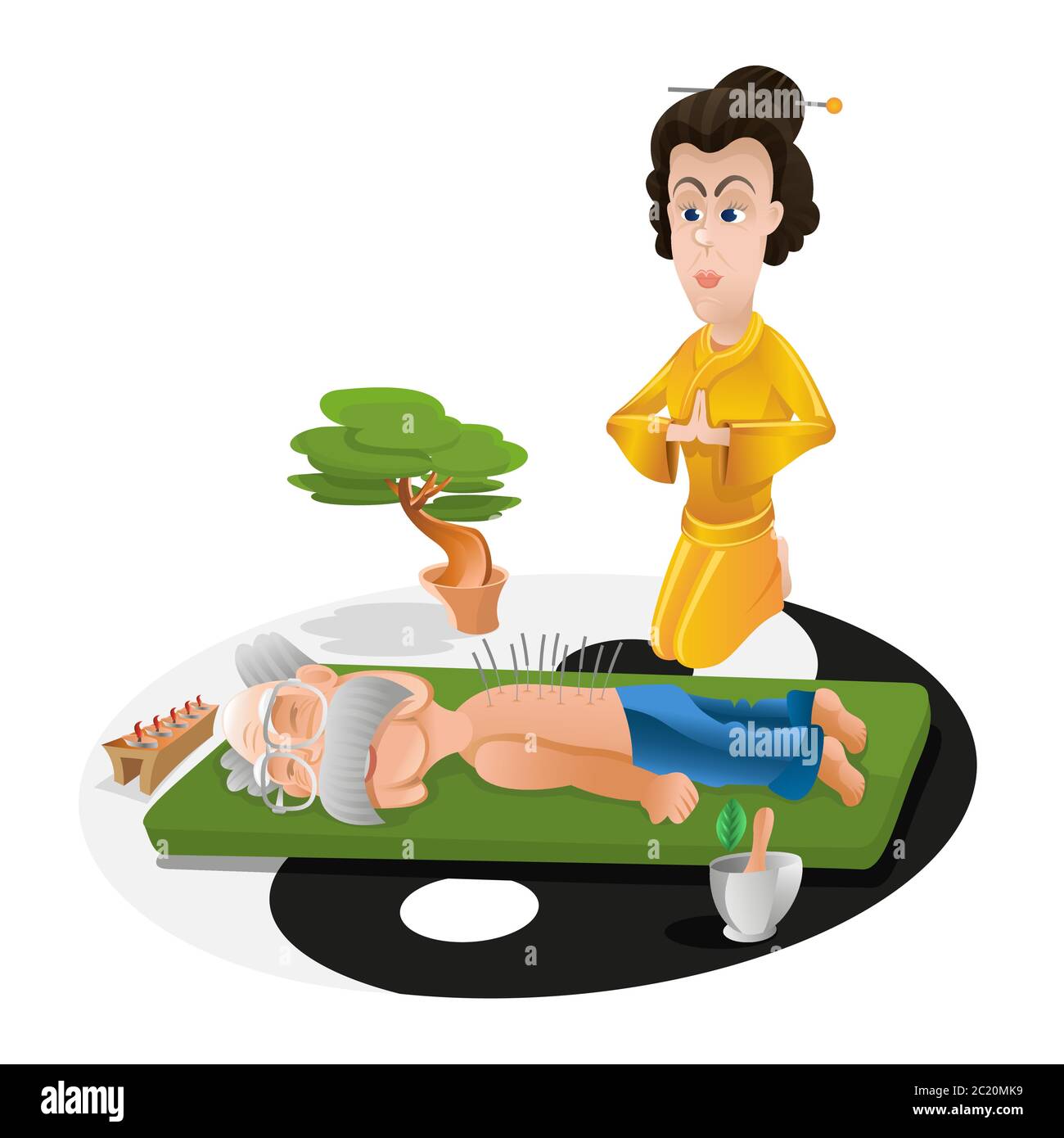 Chinese patient room Stock Vector Images - Alamy