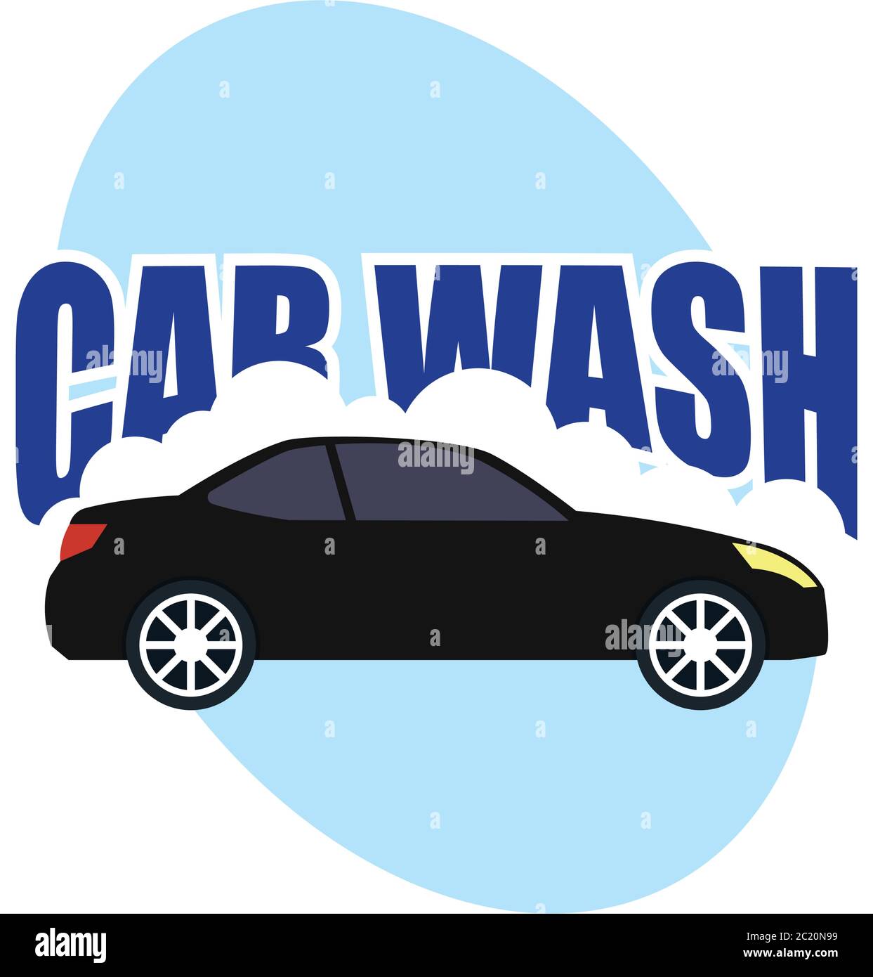 Club car wash Stock Vector Images - Alamy
