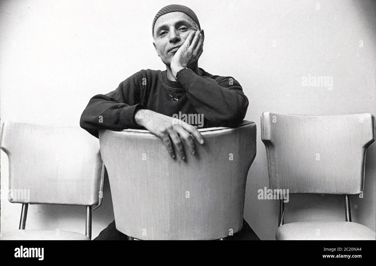 Jazz drummer Paul Motian photographed in the mid 1980's in New York ...