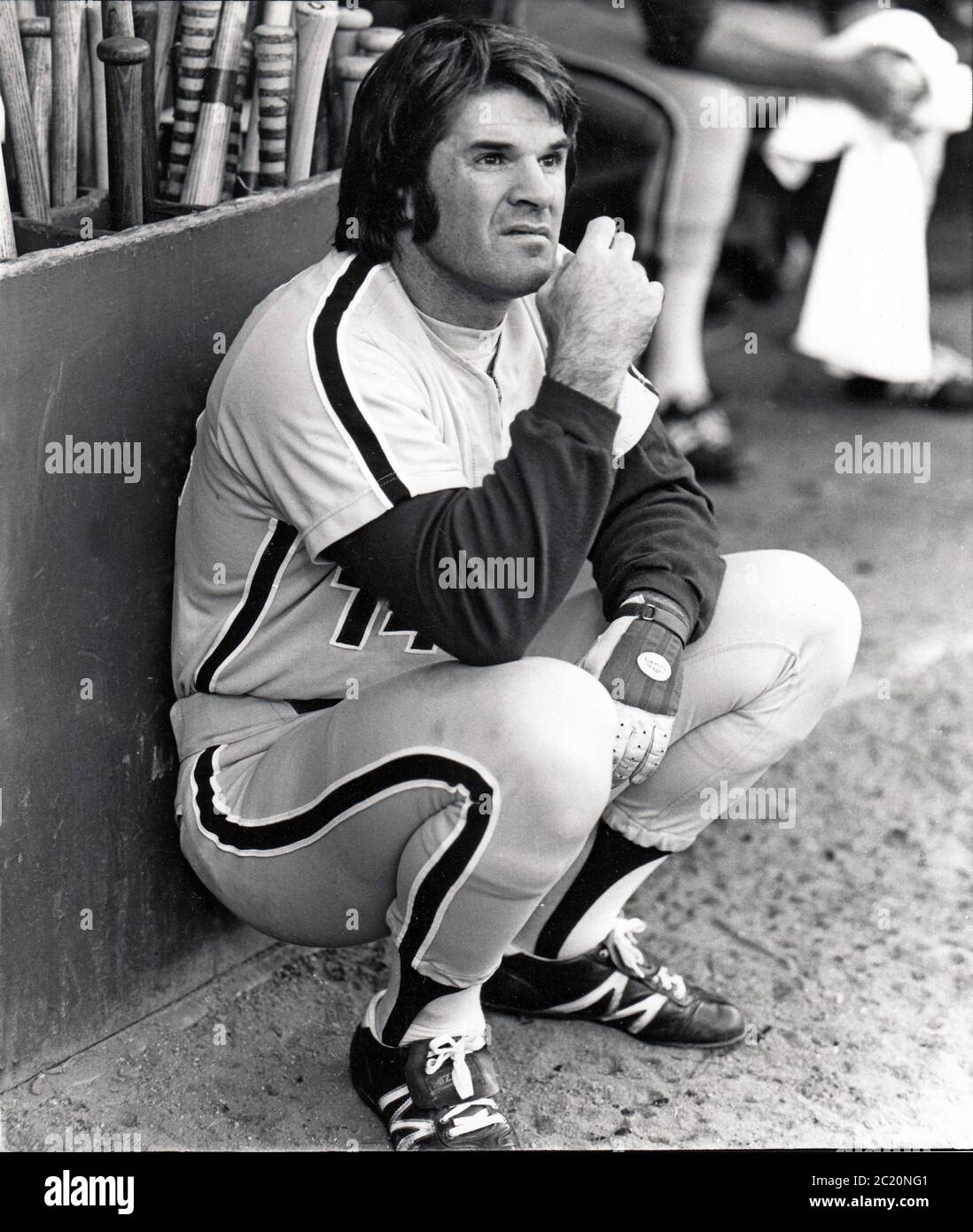 PETE ROSE circa 1979 when he played for the Philadelphia Phillies ...