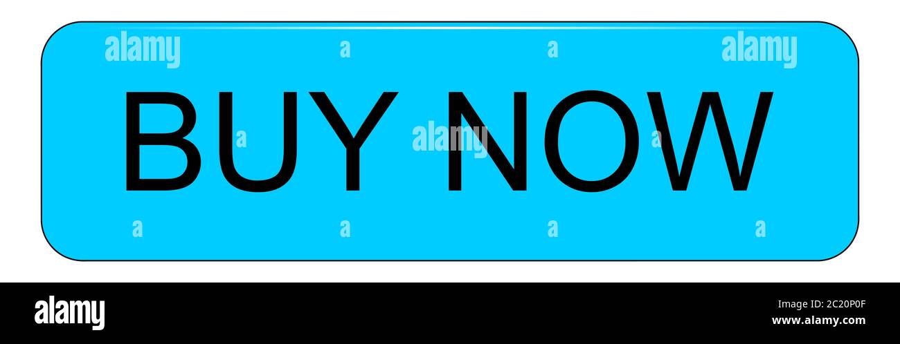blue Buy now Button on white background â€“ illustration Stock Photo ...