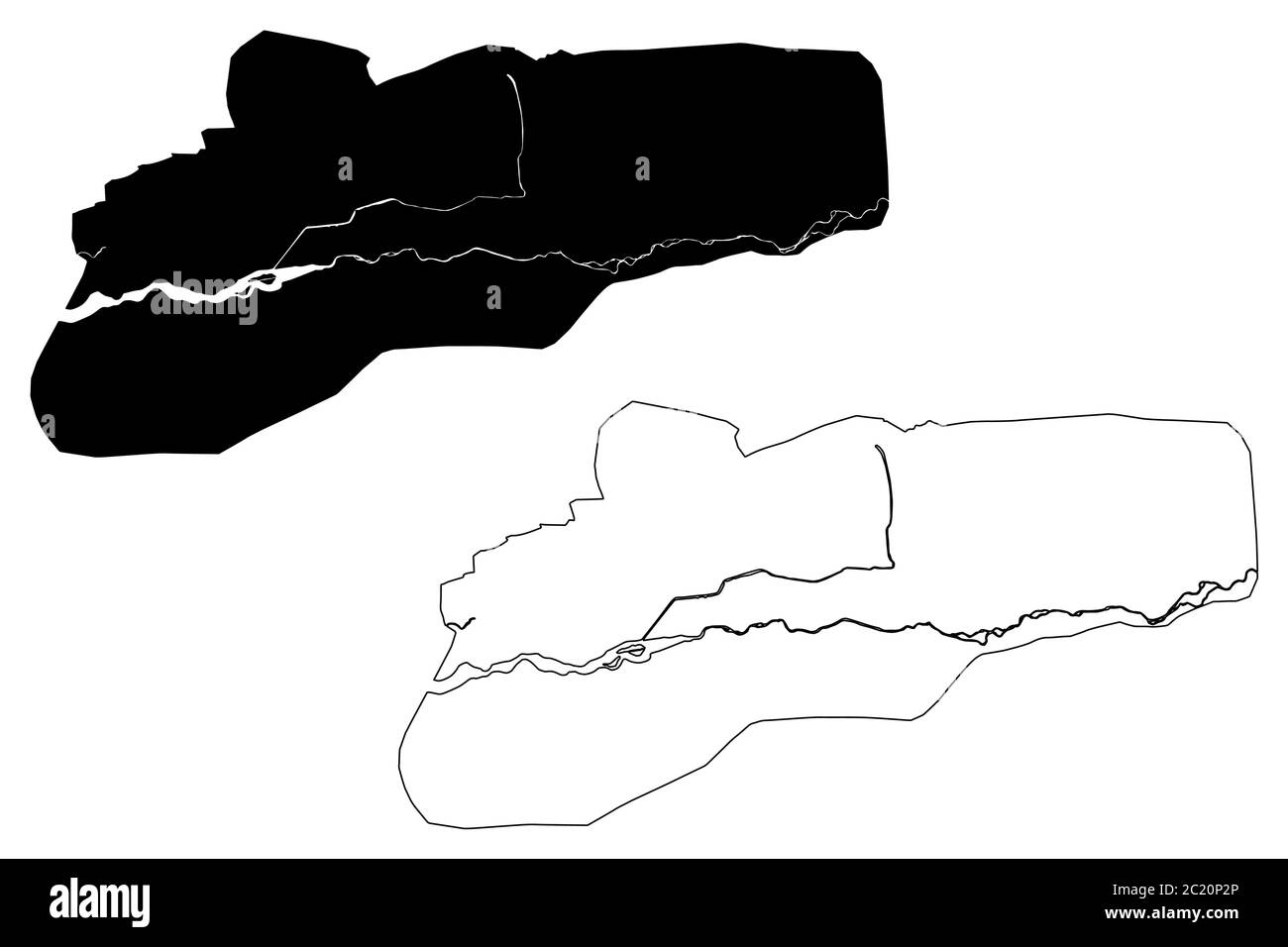 Ulaanbaatar City (Mongolia) map vector illustration, scribble sketch ...