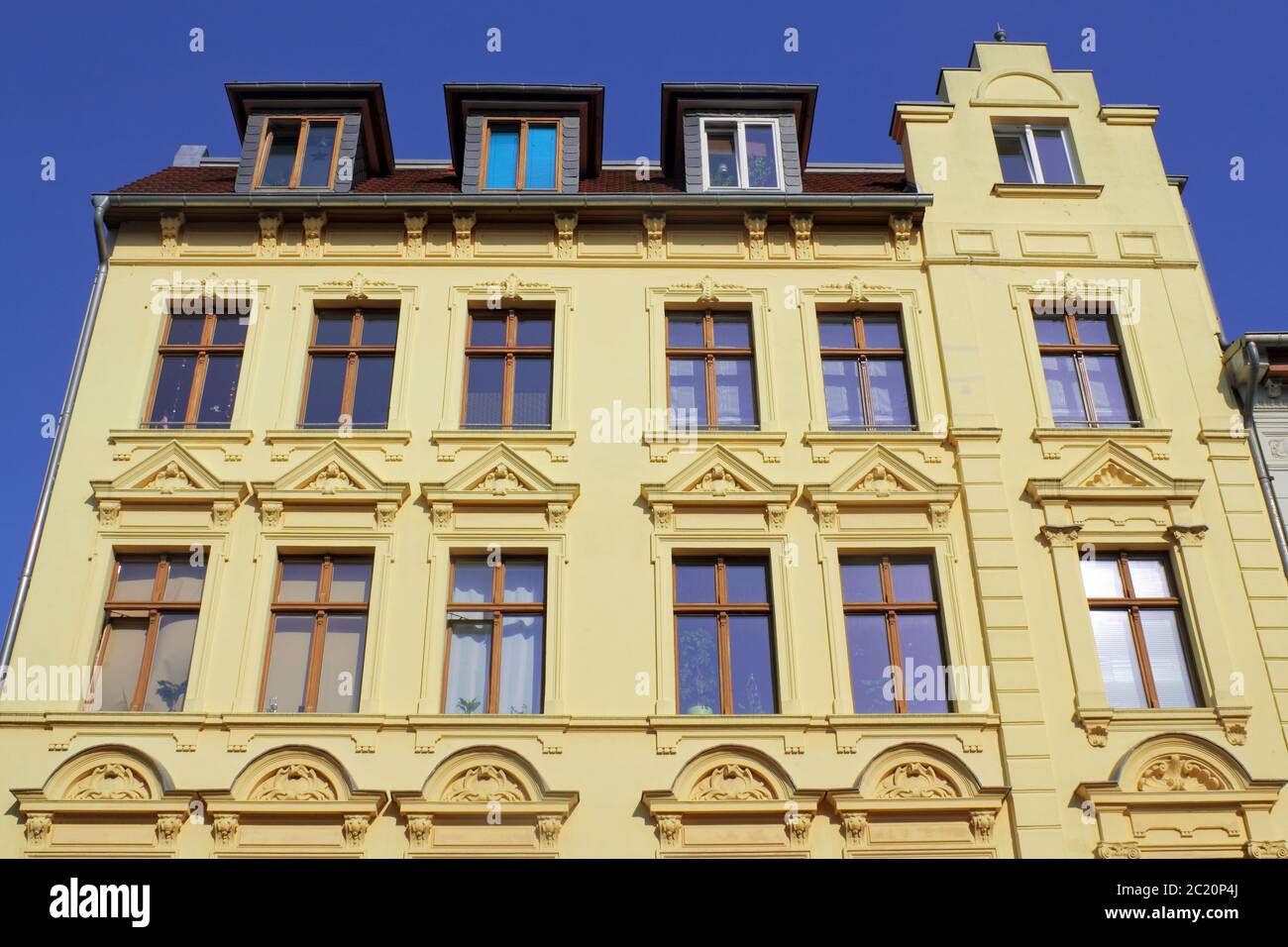 Renovated old building Stock Photo - Alamy