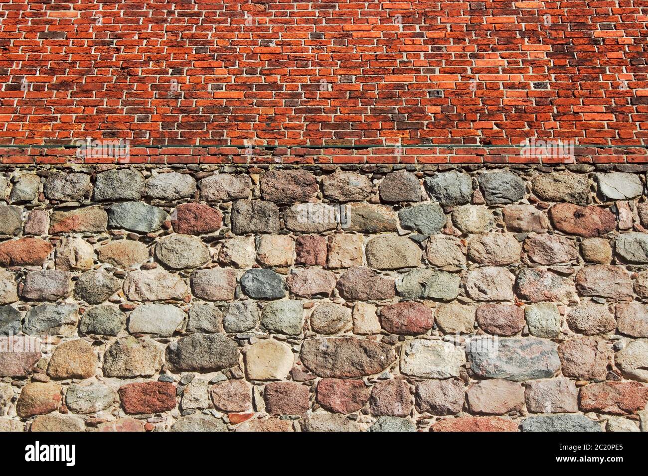 Field and bricks Stock Photo - Alamy