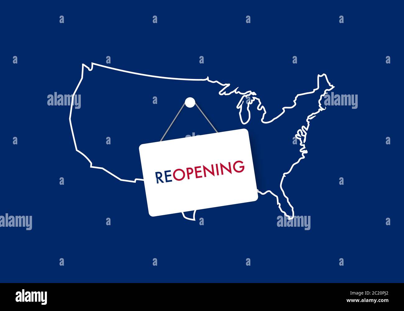 Concepts of reopening America after quarantine the country for ...