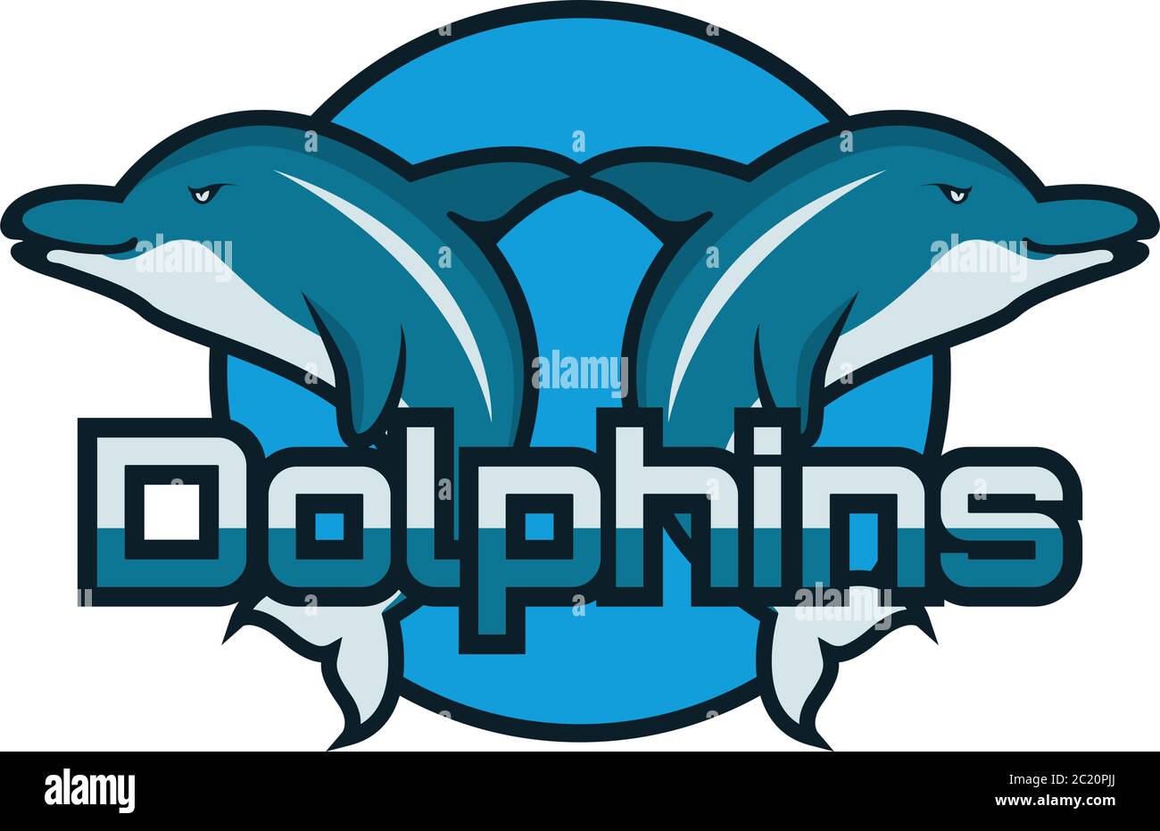 dolphin logo with text space for your slogan / tag line, vector ...