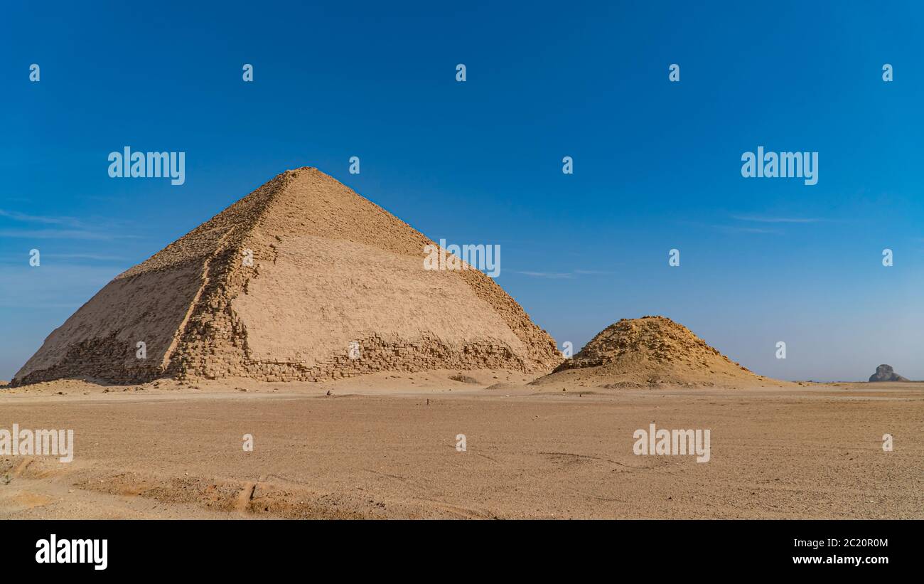 Bent Pyramid, The Bent Pyramid is an ancient Egyptian pyramid located ...