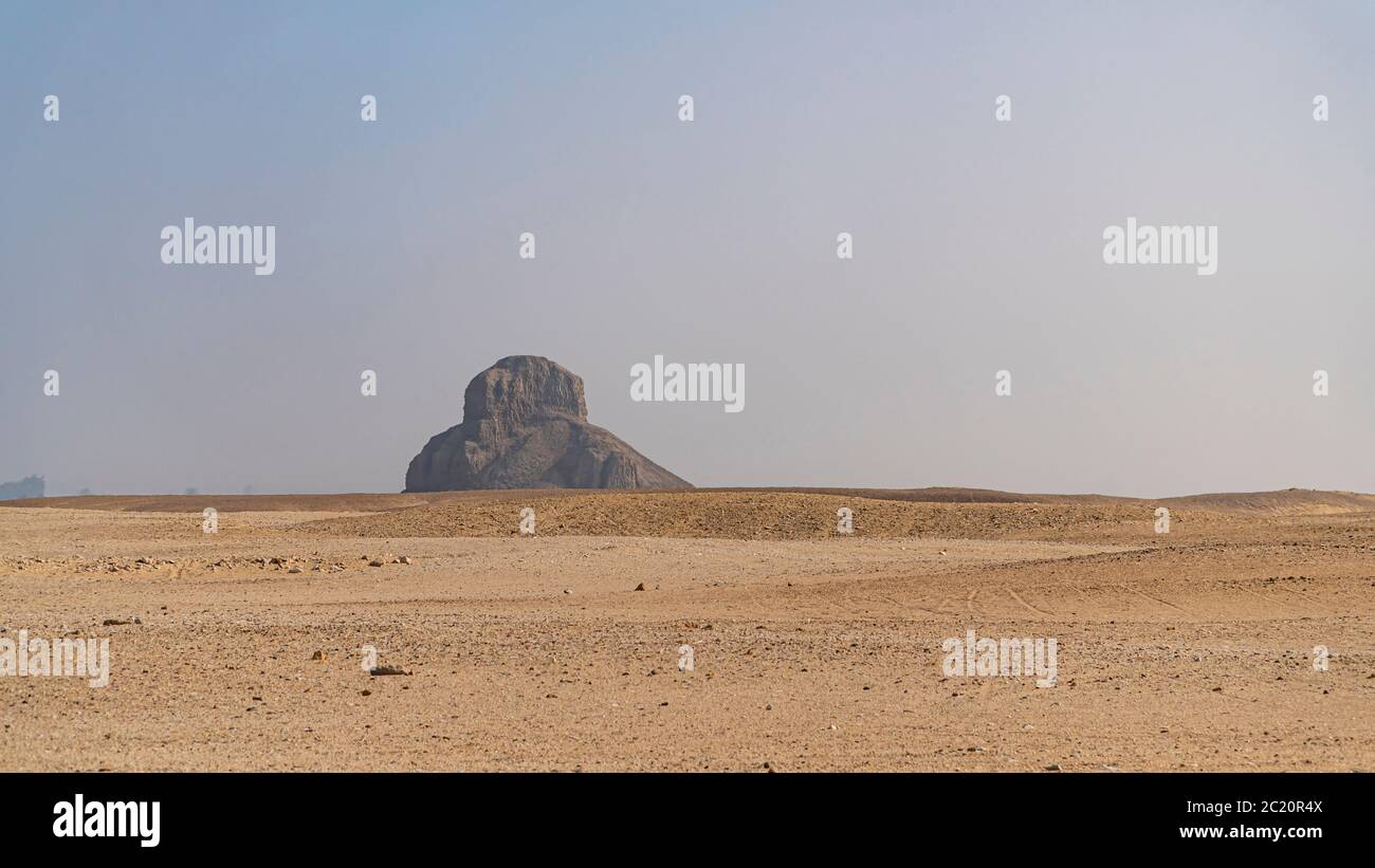 The Black Pyramid was built by King Amenemhat III during the Middle ...