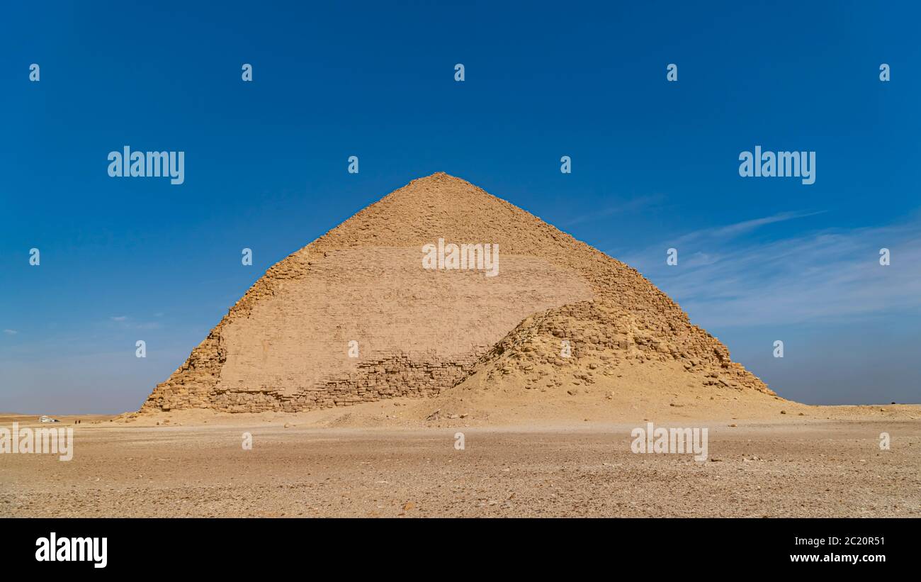 Bent Pyramid, The Bent Pyramid is an ancient Egyptian pyramid located ...