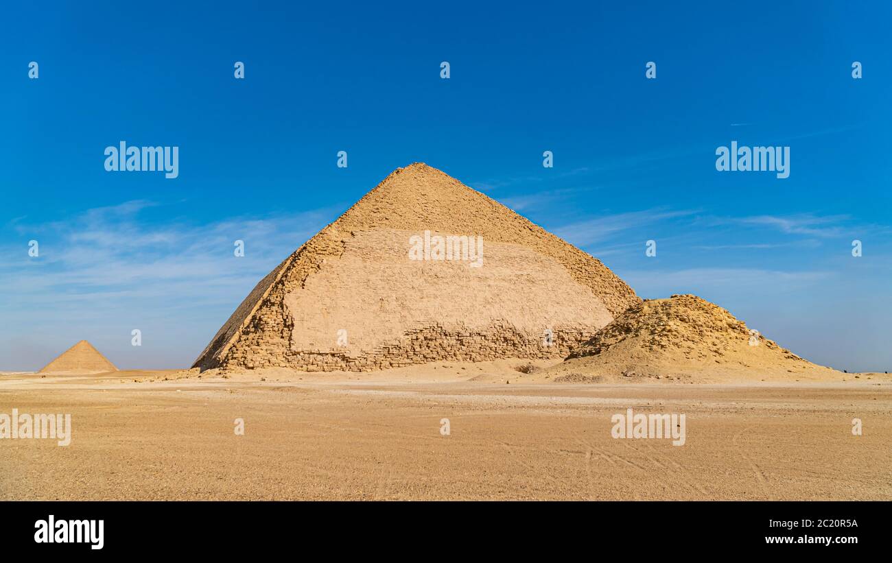 Bent Pyramid, The Bent Pyramid is an ancient Egyptian pyramid located ...