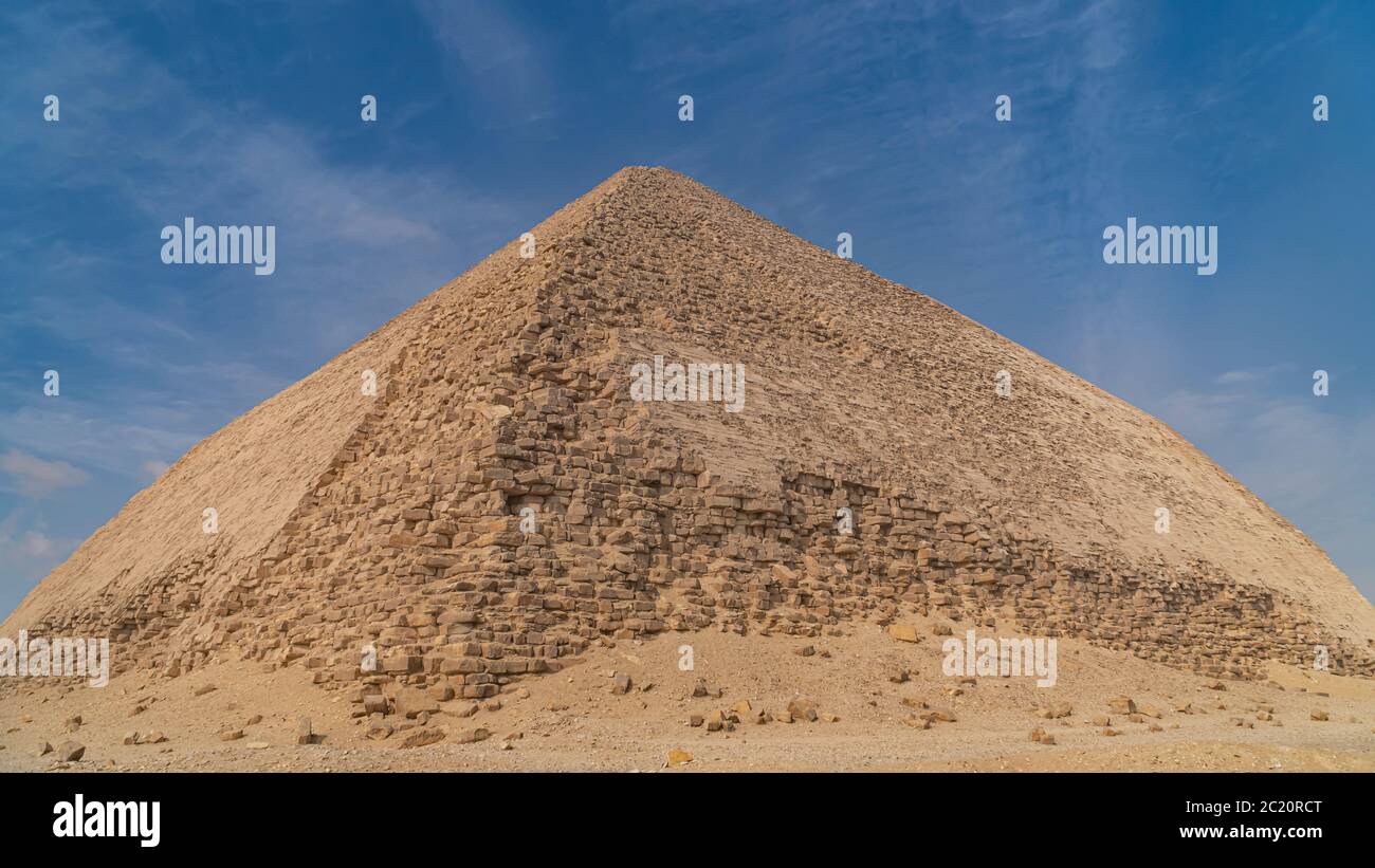 Bent Pyramid, The Bent Pyramid is an ancient Egyptian pyramid located ...