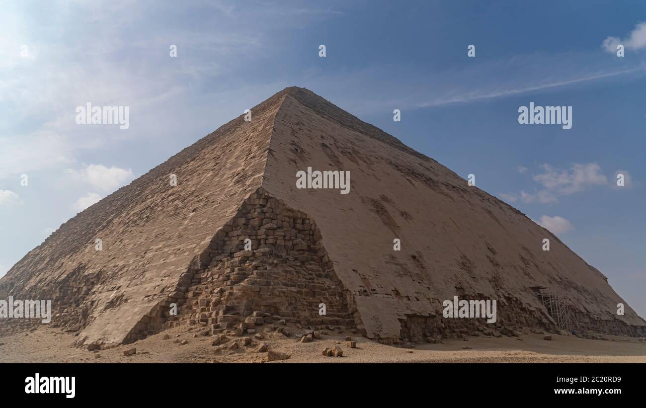 Bent Pyramid, The Bent Pyramid is an ancient Egyptian pyramid located ...