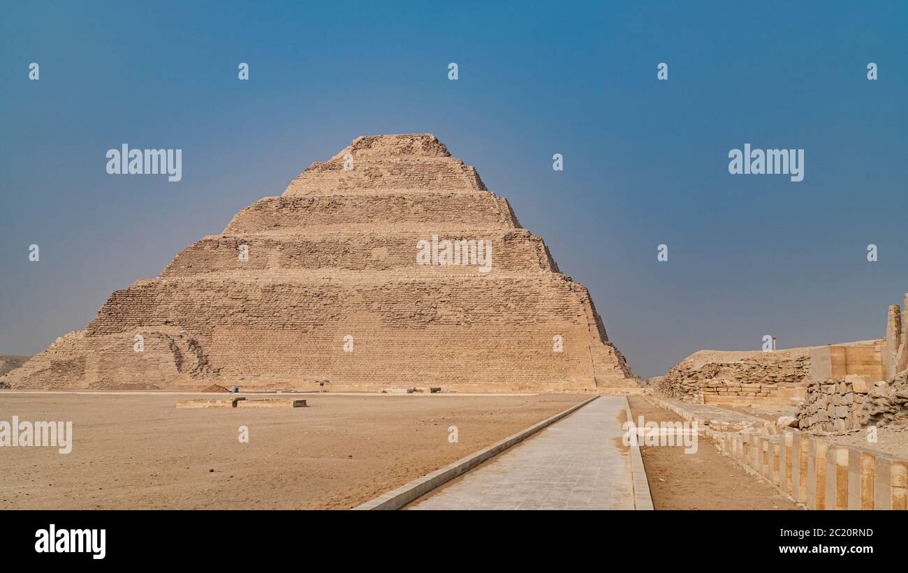 The Pyramid of Djoser or Djeser and Zoser , or Step Pyramid is an ...