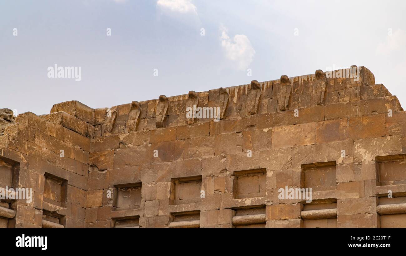Statue djoser pyramid in saqqara hi-res stock photography and images ...