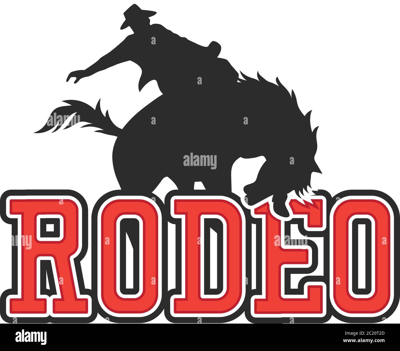 rodeo logo for your sport business, vector illustration Stock Vector ...