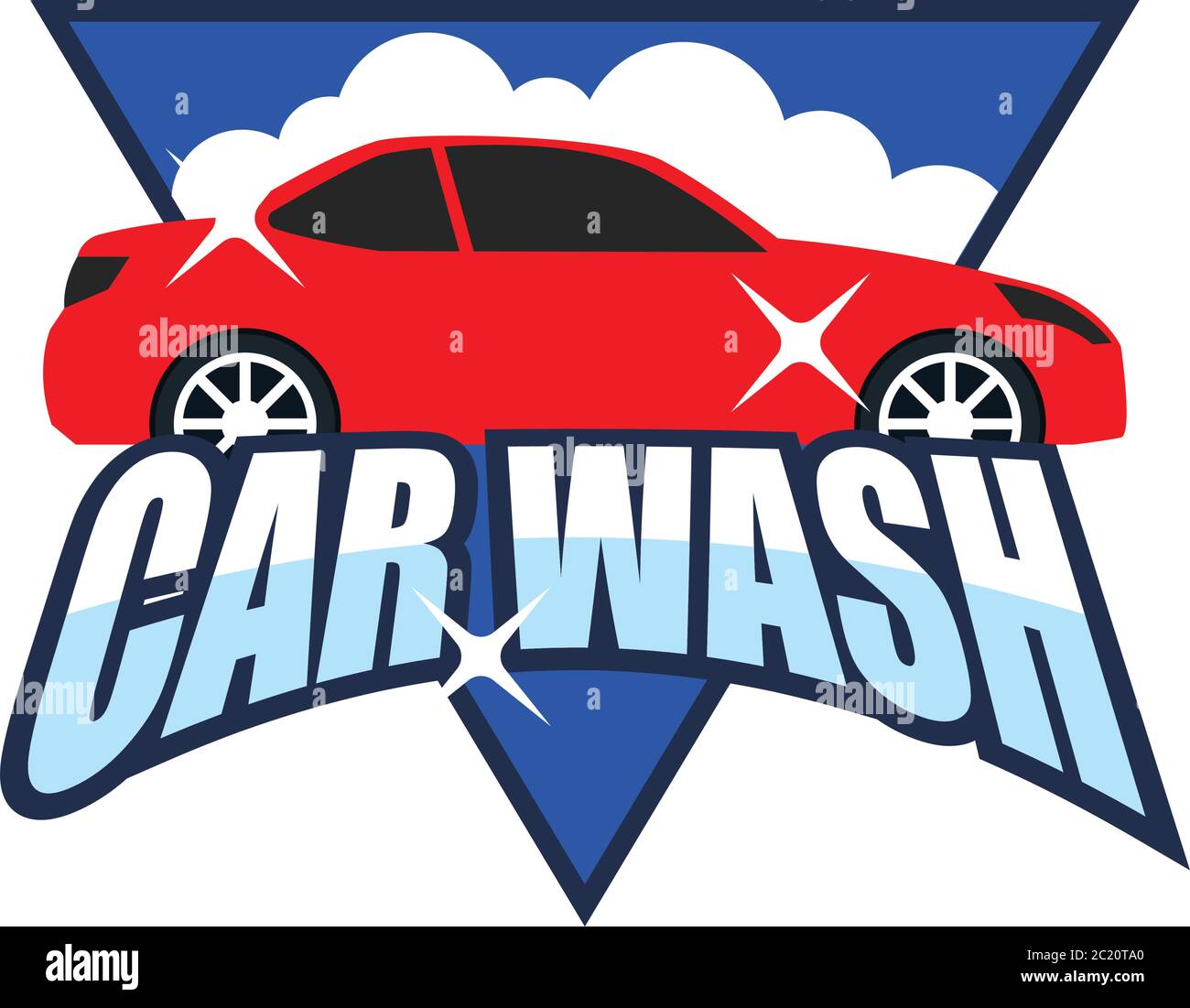 car wash service logo, vector illustration Stock Vector Image & Art - Alamy