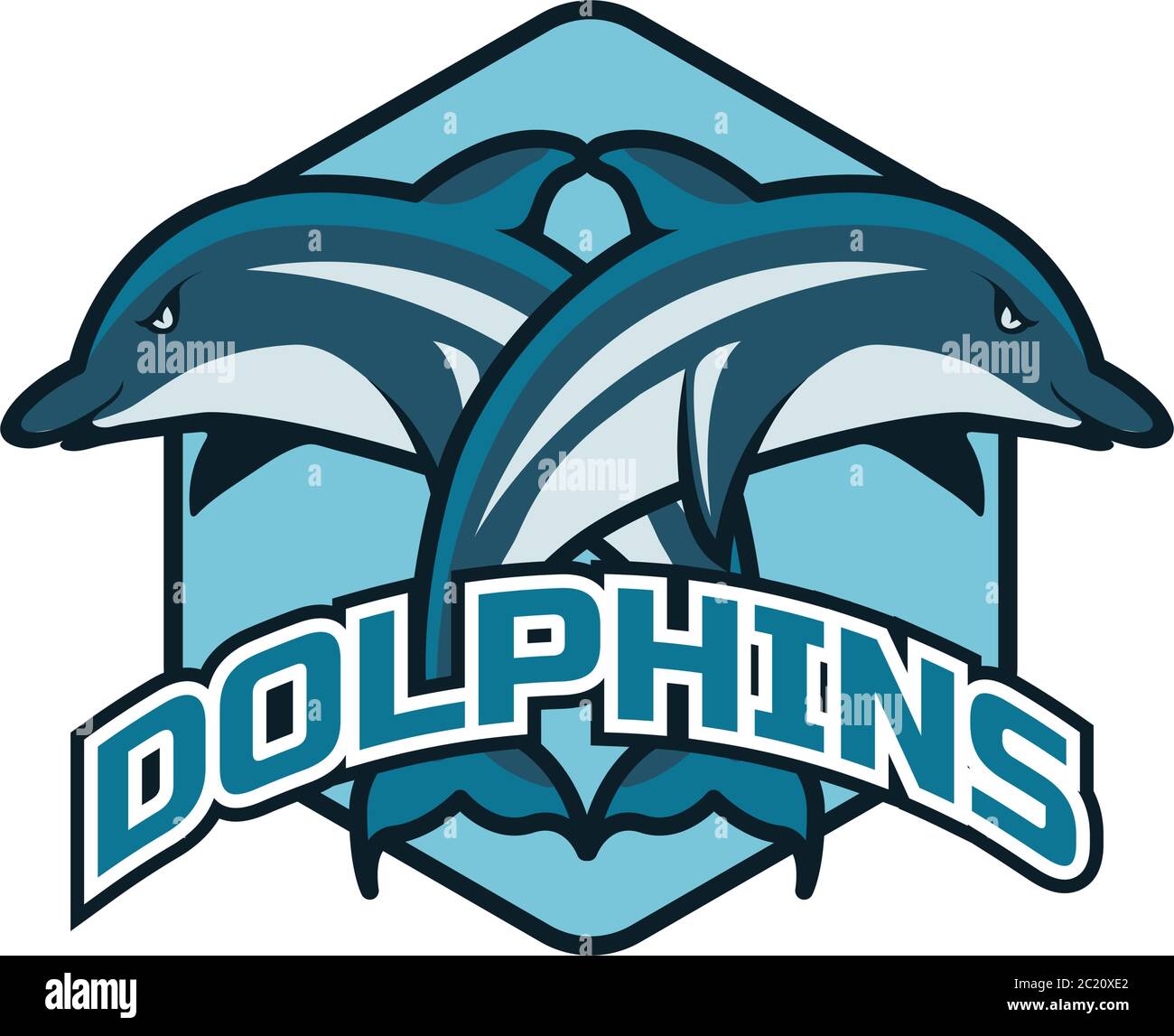 dolphin logo with text space for your slogan / tag line, vector ...