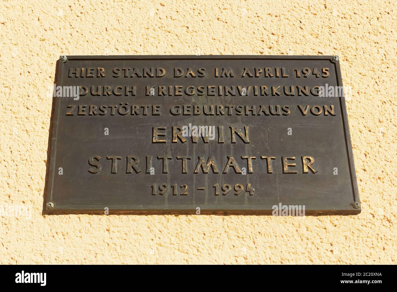 Strittmatter hi-res stock photography and images - Alamy