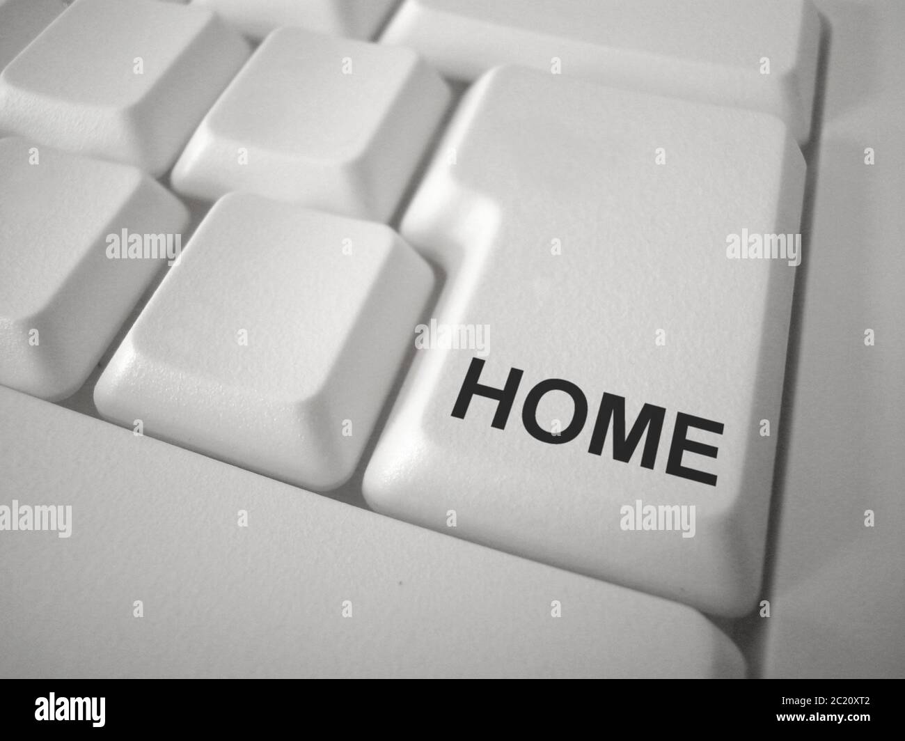 Keybord Button Home Stock Photo - Alamy