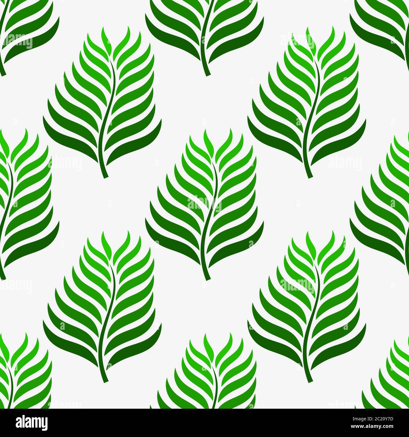 Green palm leaves pattern Stock Vector Image & Art - Alamy
