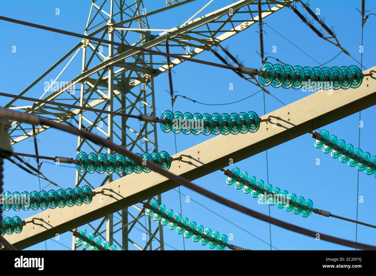 high voltage - isolator Stock Photo - Alamy