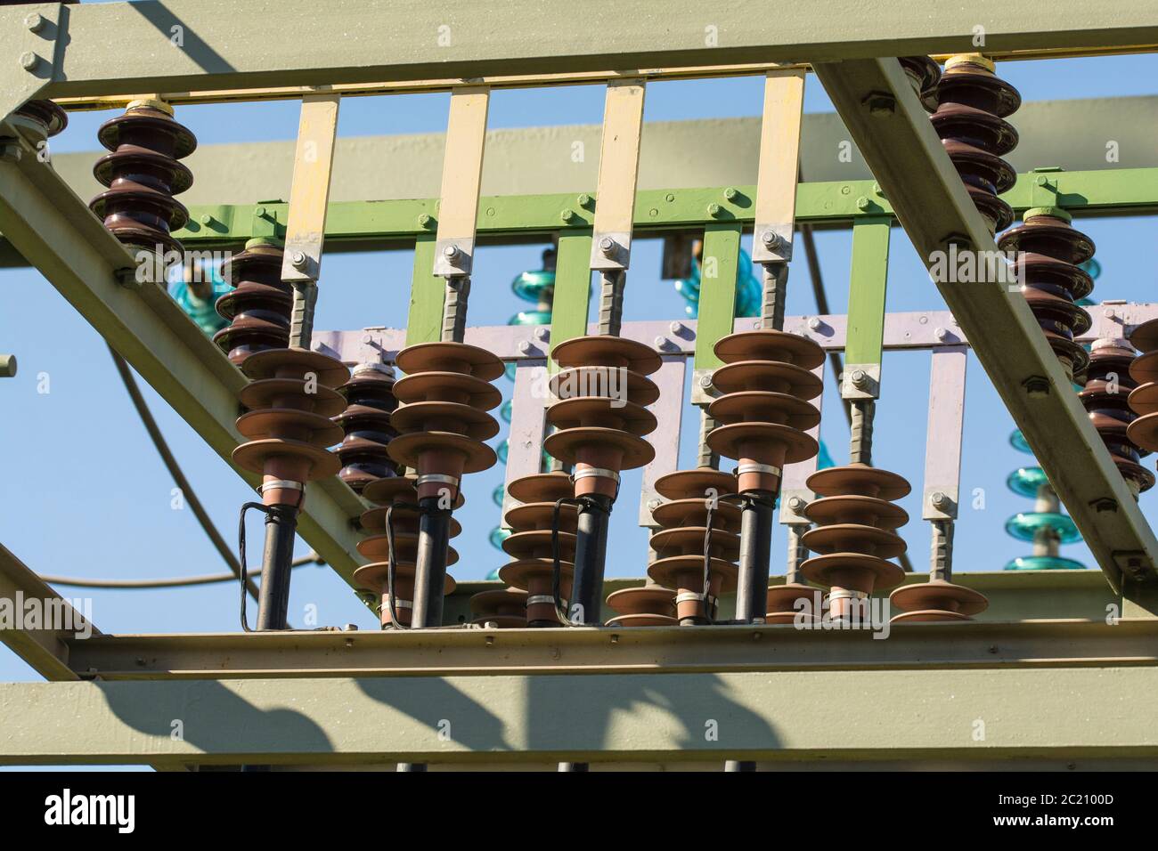 high voltage - isolator Stock Photo - Alamy