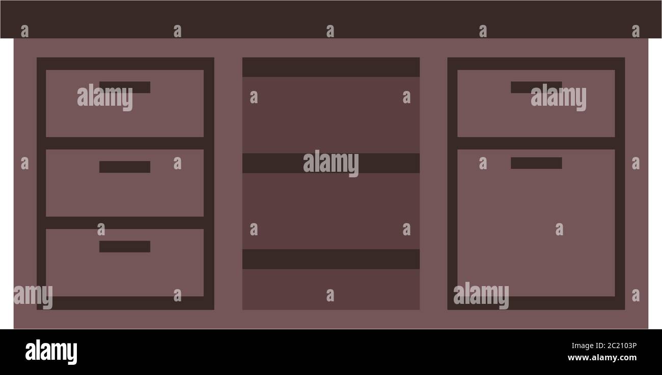 desk design, Office object workforce corporate job work occupation and ...