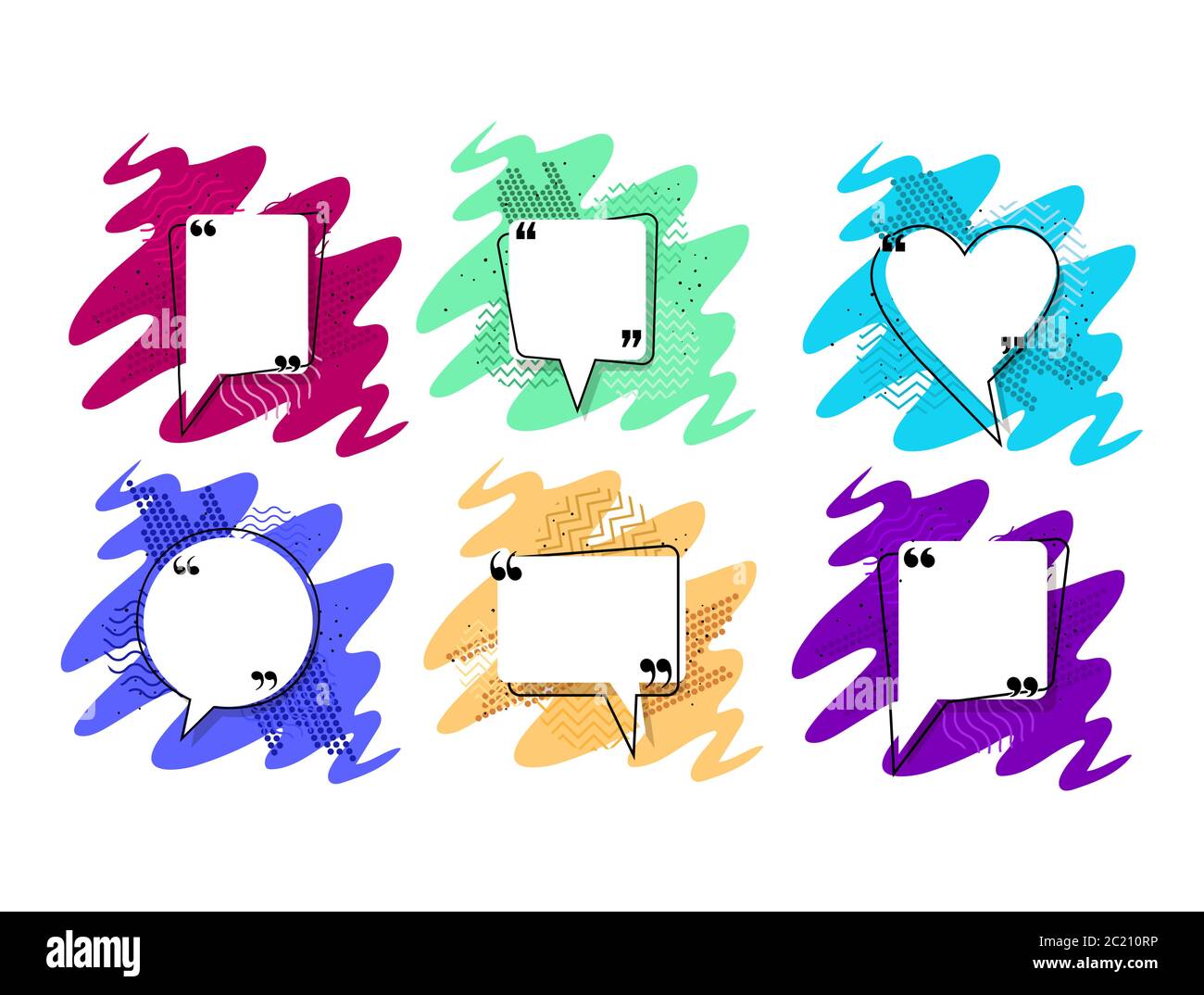 Quotes communication bubbles design, Message discussion conversation ...